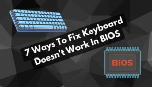 7 Ways To Fix Keyboard Not Working in BIOS [Updated 2024]