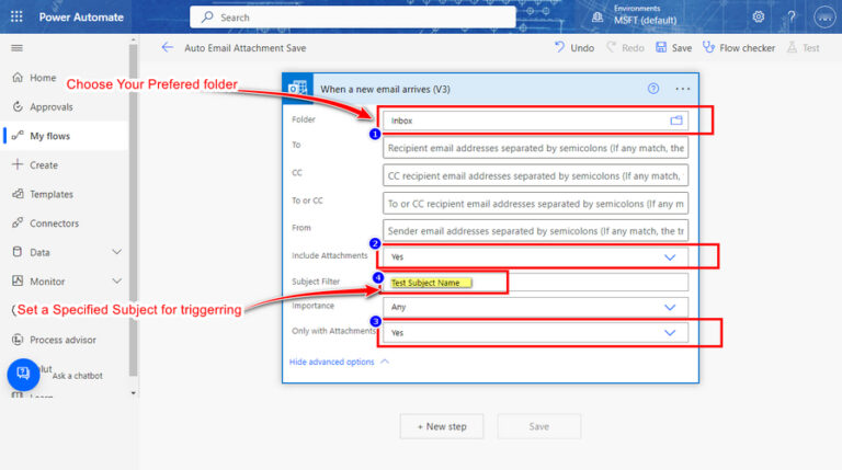 Use Power Automate To Save Email Attachment In Sharepoint