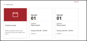 SharePoint Event List [Add, Create, and Edit Event List]