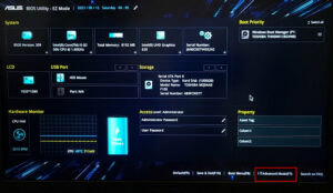How to Exit Asus BIOS Utility EZ Mode in Windows 11