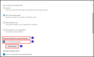 Limit External Sharing by Domain in SharePoint [2024]