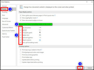 How to Display Non-Printing Characters in Word [2 Ways]