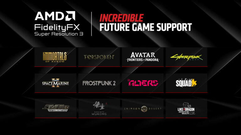 AMD FSR 3 Supported GPU List in 2024