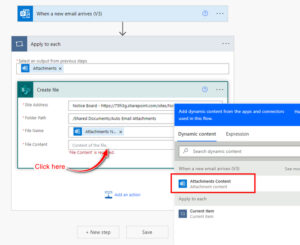 Use Power Automate to Save Email Attachment in SharePoint