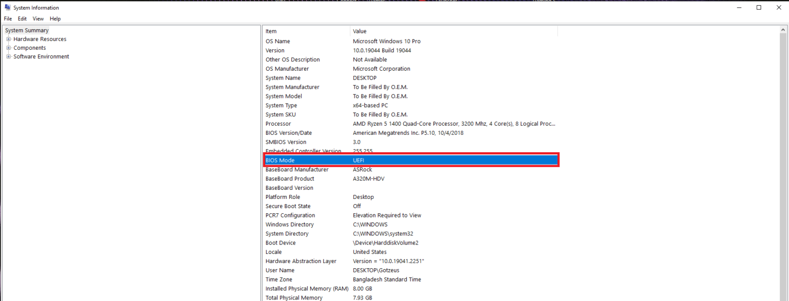 How To Check UEFI or Legacy BIOS [5 Quick Methods 2024]