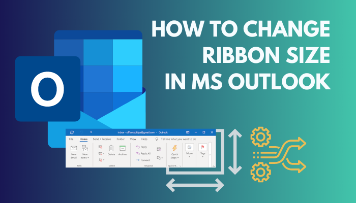 How To Change Ribbon Size In MS Outlook Easiest Ways 2023 