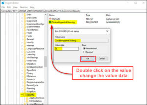 Disable MS Word Security Notice Pop-Up [Step-by-Step Guide]