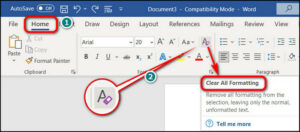 How to Clear All Formatting in Word [Text & Pictures]