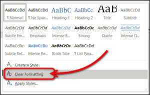 How to Clear All Formatting in Word [Text & Pictures]