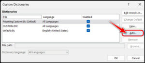 Create a Custom Dictionary in Microsoft Word [UPDATED 2024]