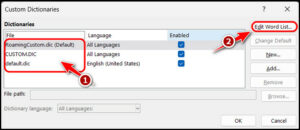 Create a Custom Dictionary in Microsoft Word [UPDATED 2024]
