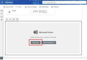Create a Form in Sharepoint Site/Group [Quick Setup]