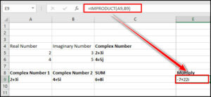 How to Insert, Use & Convert Complex Numbers in Excel