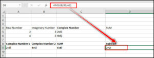 How to Insert, Use & Convert Complex Numbers in Excel