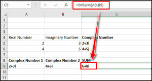 How to Insert, Use & Convert Complex Numbers in Excel