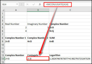 How to Insert, Use & Convert Complex Numbers in Excel