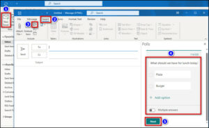 How to Create a Poll & View Voting Results in Outlook