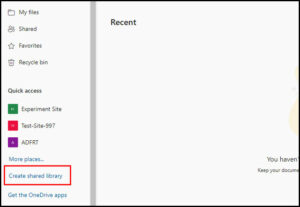 OneDrive Shared Library [Create & View Your Shared Library]