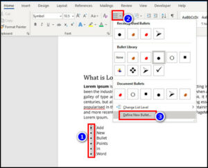 How to Change the Color of Bullet Points in Word [2024]