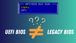 Difference Between UEFI And Legacy Boot: Which Is Better?