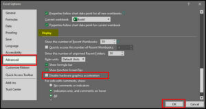 There Isn't Enough Memory to Complete this Action Excel