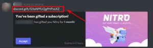 What does a Discord Nitro Gift Link look like? [2024 Guide]