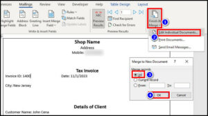 Create Multiple Invoices from MS Excel [With Templates]