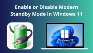Disable Modern Standby Mode in Windows 11 [Guide 2024]