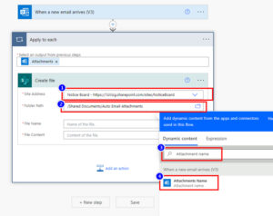 Use Power Automate to Save Email Attachment in SharePoint
