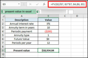 Calculate Present Value in Excel [Free PV Calculator]