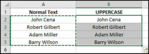 4 Ways to Automatic Uppercase in Excel Without Formula