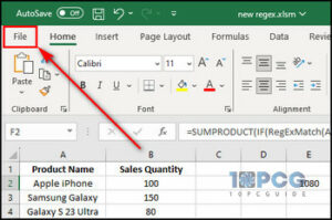 Count Regex with COUNTIF in Excel [Formula & Examples]