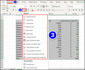 How to Add Borders in Excel [With Shortcuts & Pictures 2024]