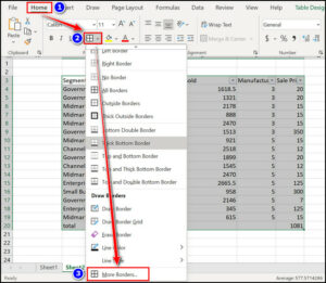 How to Add Borders in Excel [With Shortcuts & Pictures 2024]