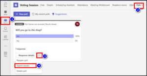 Microsoft Teams View Poll Results [Track Responses]