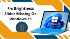 Fix Brightness Slider Missing On Windows 11: [2024]