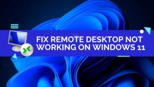 Fix Remote Desktop Not Working On Windows 11 [Simple Guide]
