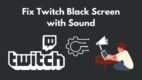 Fix Twitch black screen with Sound [9 Simple Fixes 2024]