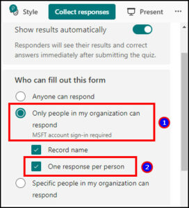 Limit Number of Responses in Microsoft Forms [Tested Method]