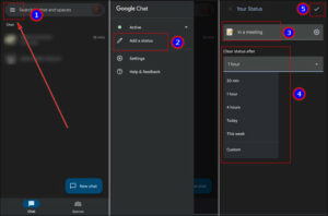 Set Up Custom Google Chat Status [Share Your Activity]