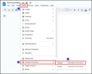 Create a Running Head Google Docs [Add APA & MLA Style]