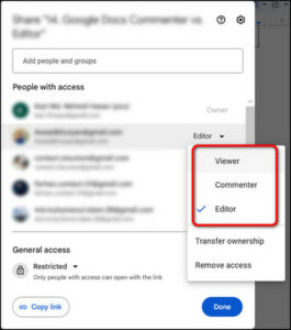 Google Docs Commenter vs Editor [Know the Difference]