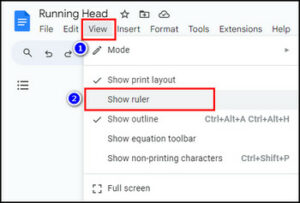 Create a Running Head Google Docs [Add APA & MLA Style]