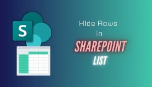 Hide Rows in SharePoint List [Set Unique Security on Rows]