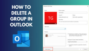 How to Delete a Group in Outlook [Working Desktop/Office 365]