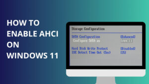 How to Enable AHCI on Windows 11 [Detailed Guide 2024]