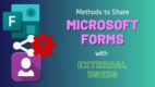 4 Methods to Share Microsoft Forms with External Users