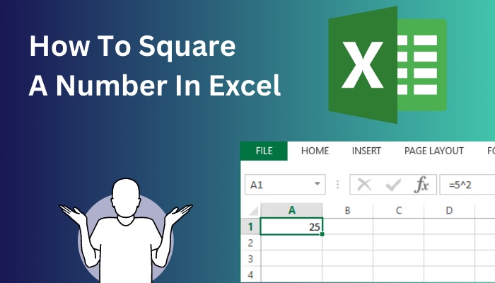 How To Square A Number In Excel Use Formula Or Function 