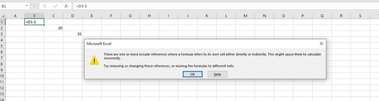 Find Circular References in Excel [With Fixes 2024]