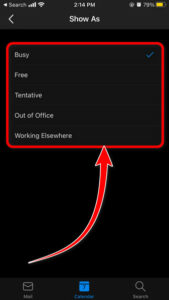 Quickest Way to Change Your Presence Status in Outlook